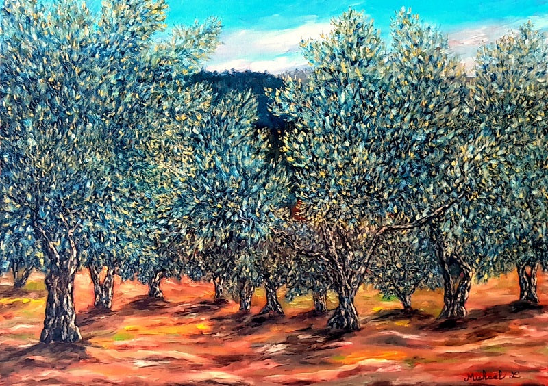 מיכאל לולאן | Michael Le Lann, oil on canvas, 50 by 70 cm – Yotzrim Art ...
